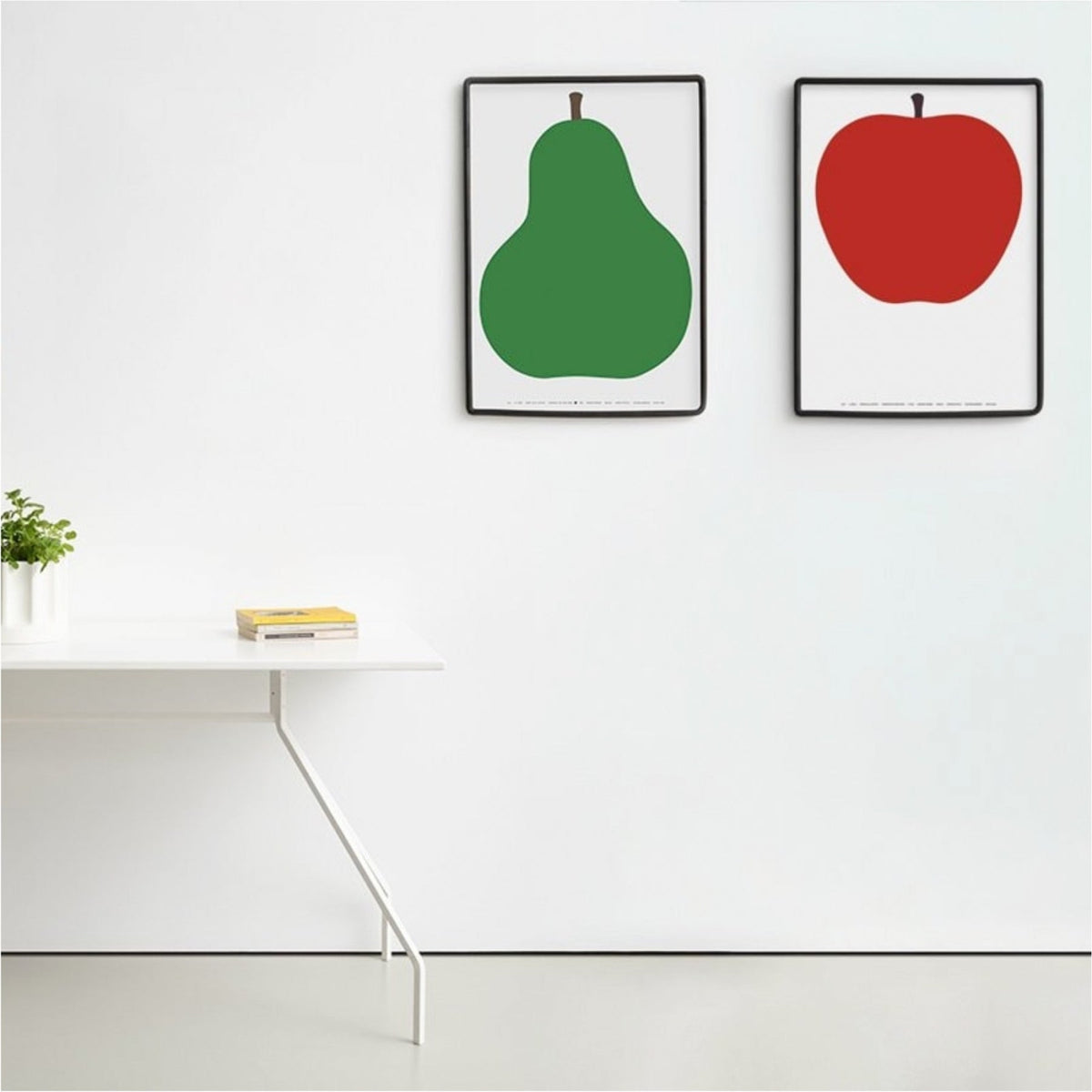 Serigraphie La Mela affiche 50x70 cm par Enzo Mari - Danese Milano ...